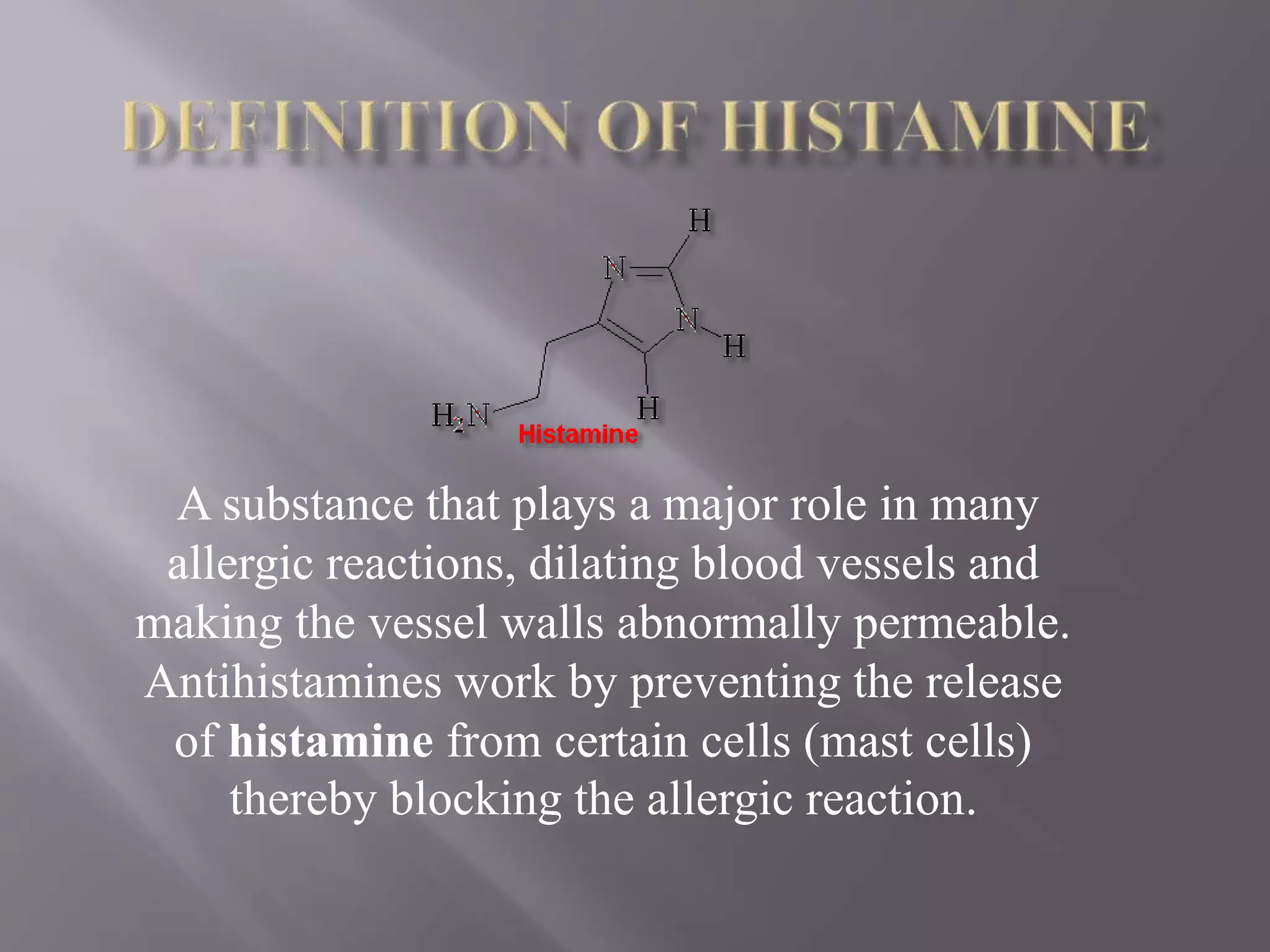 Anti histamine drug | PPTX