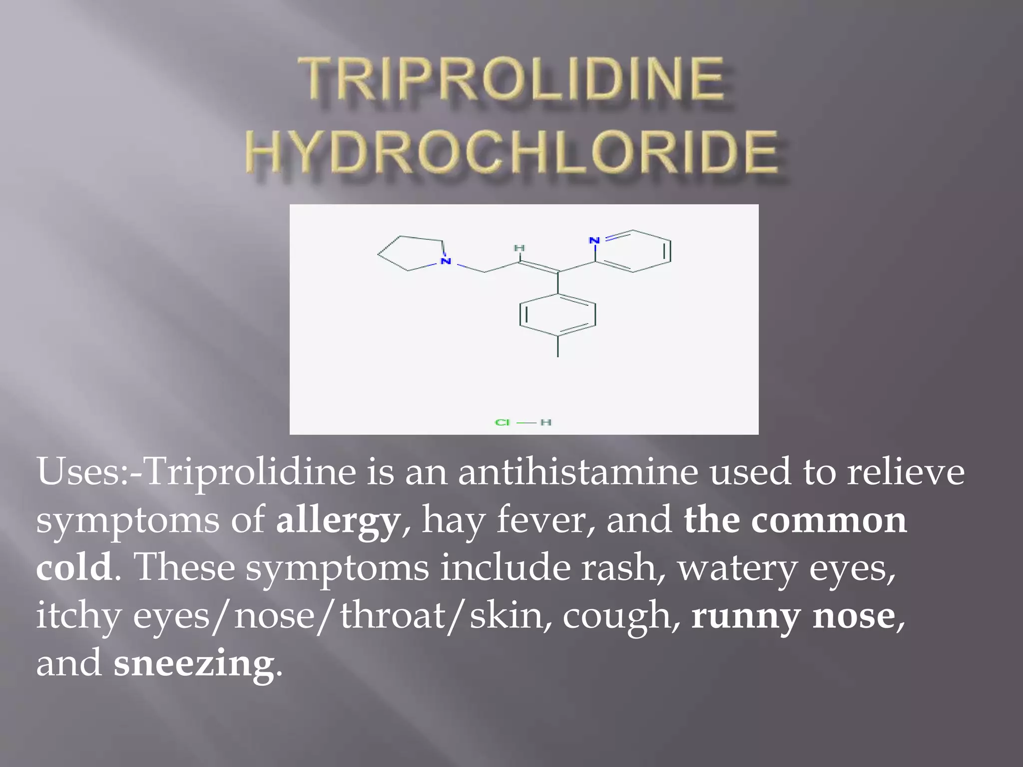 Anti histamine drug | PPTX