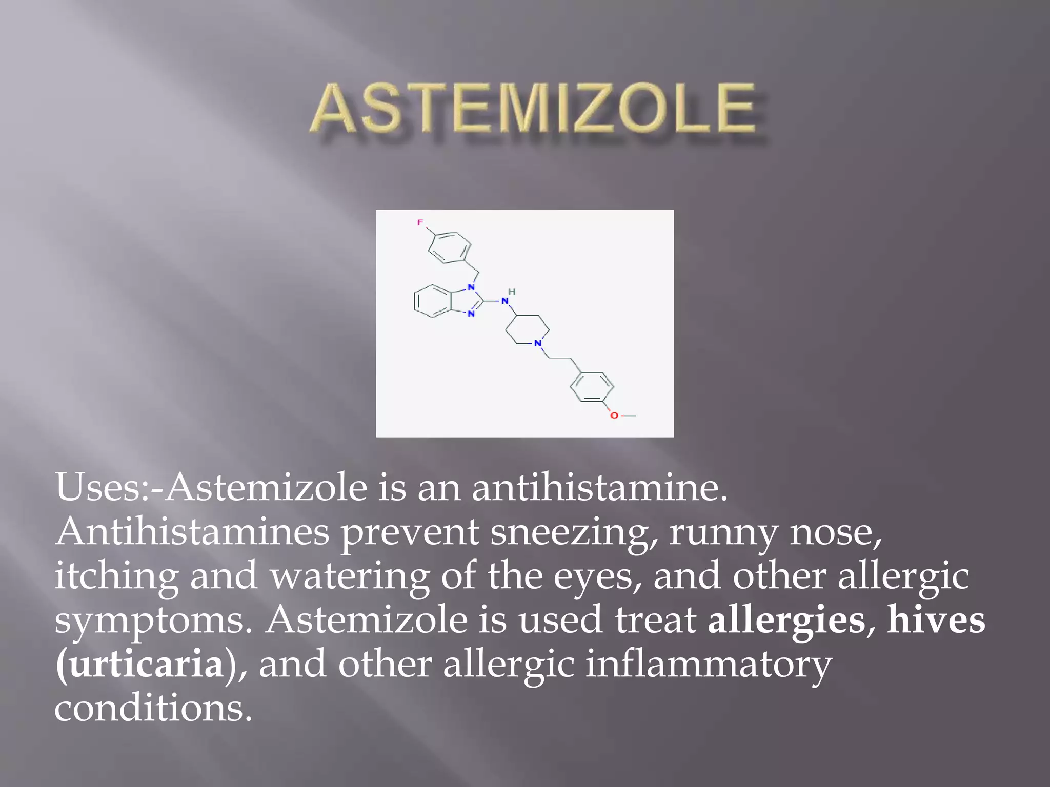 Anti histamine drug | PPTX