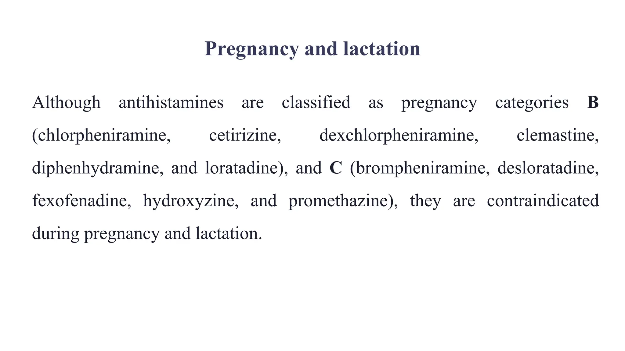 Antihistamines agents types generations. | PPTX