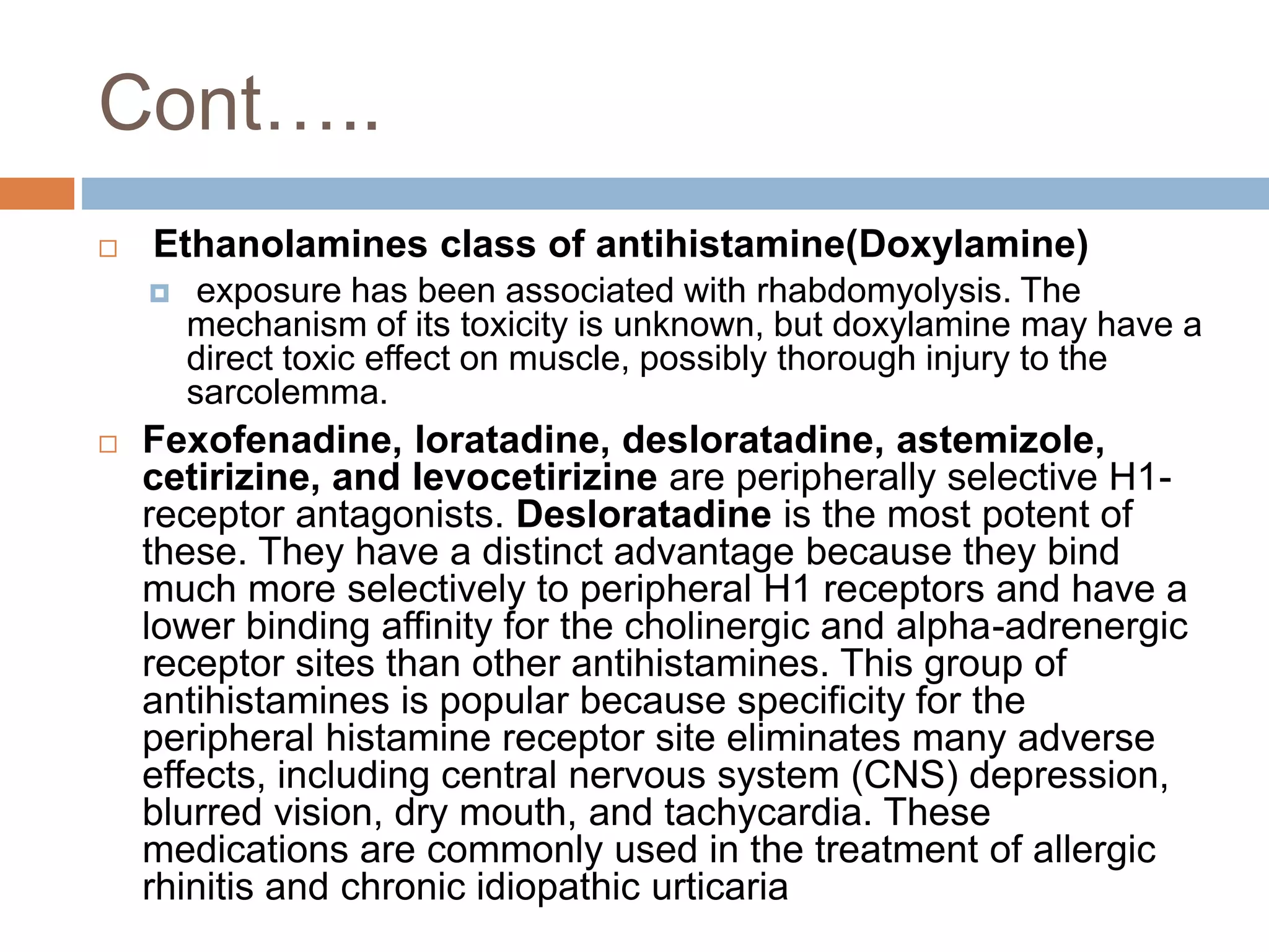 Anti histamine drug abuse | PPTX