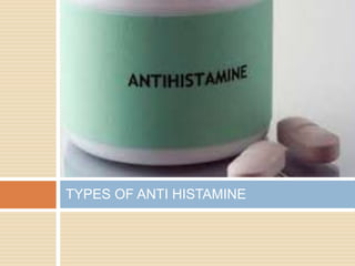 Anti histamine drug abuse | PPTX