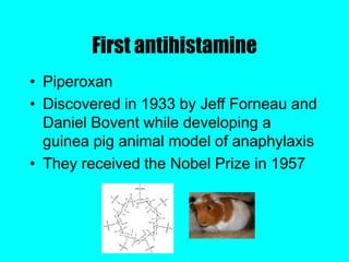 antihistamine presentation-khall.ppt | Allergies | Diseases and Conditions