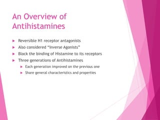 Antihistamines | PPT