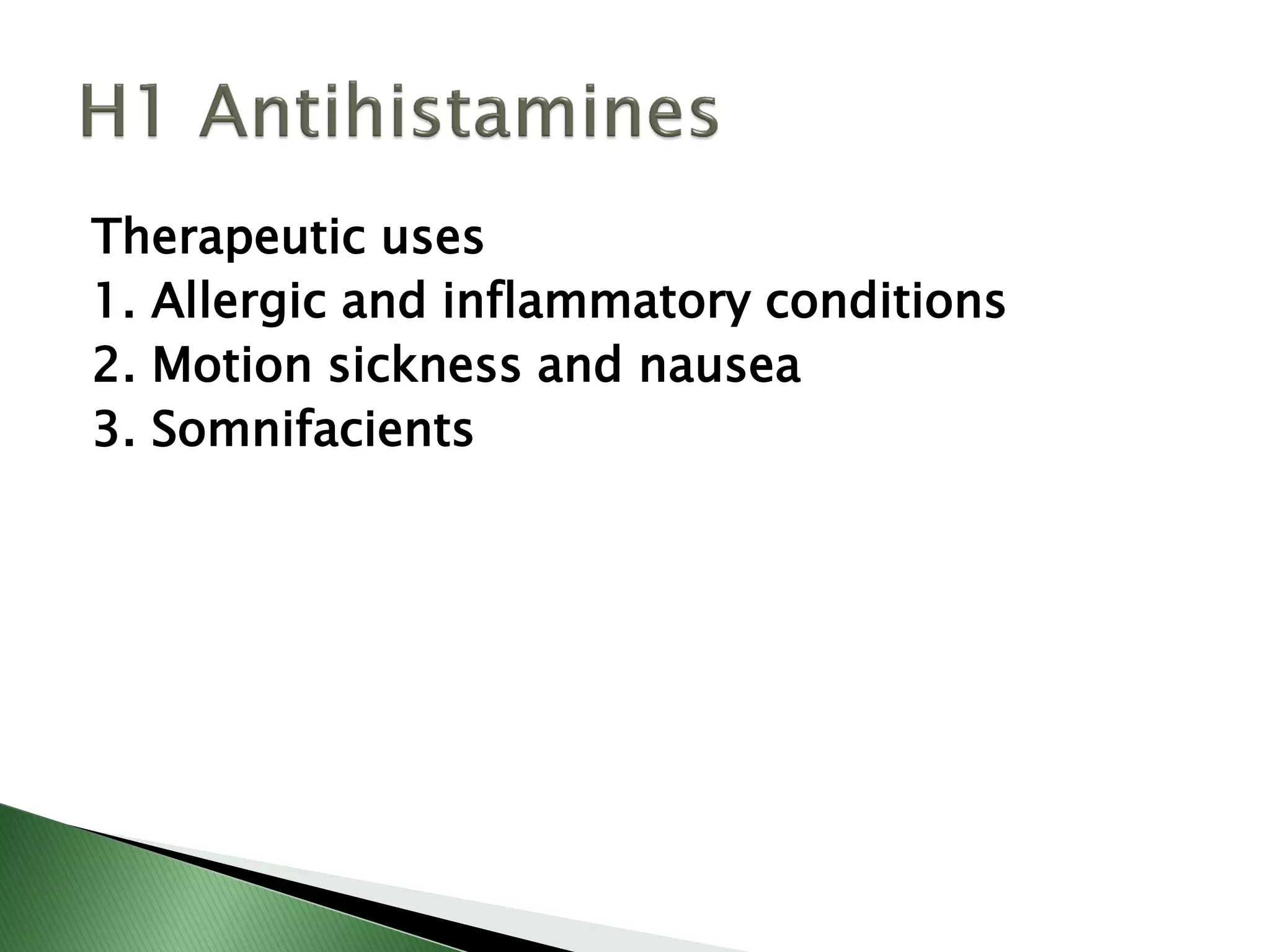 Antihistamines - Pharmacology | PDF