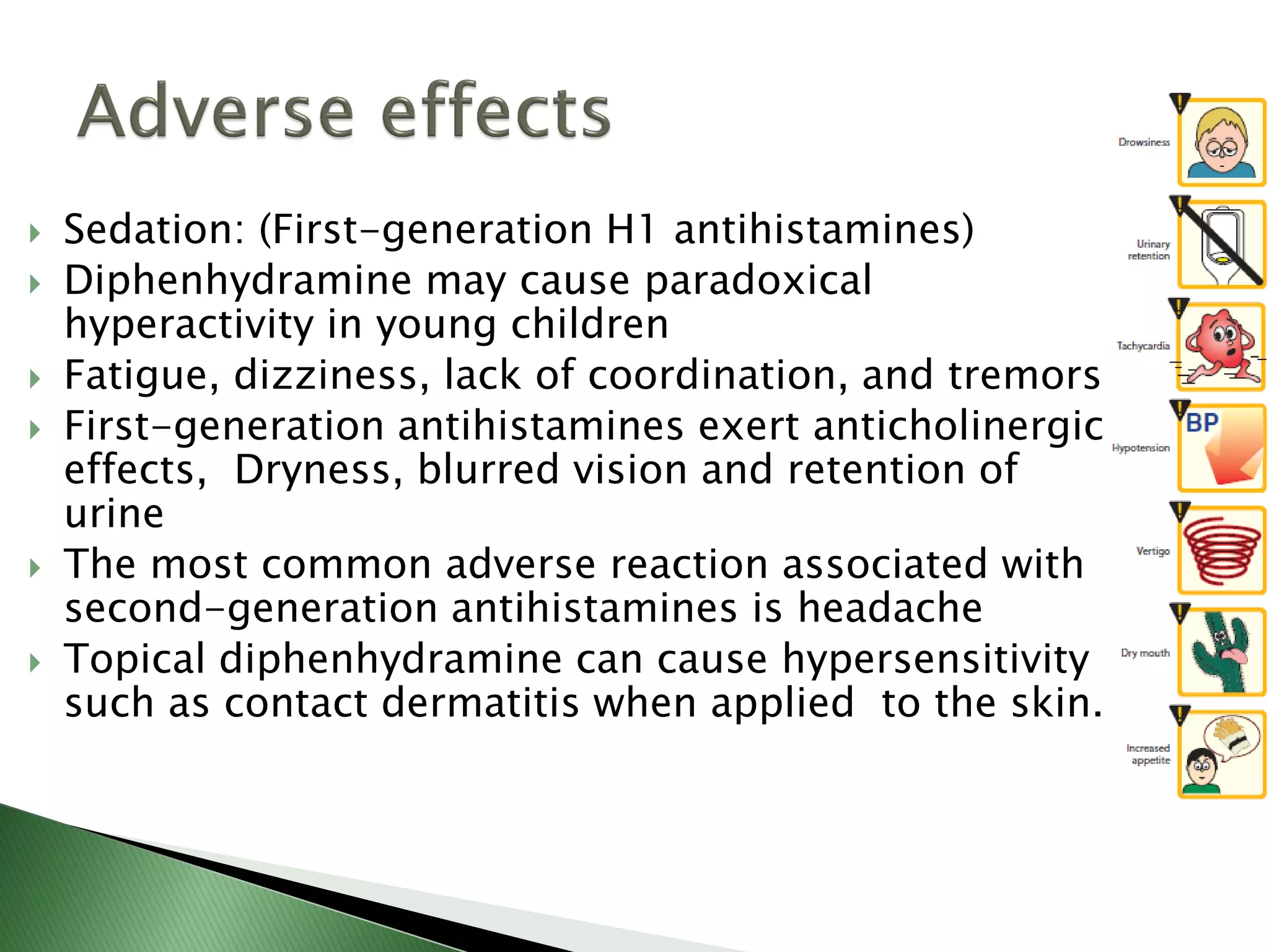 Antihistamines - Pharmacology | PDF