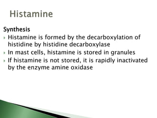 Antihistamines - Pharmacology | PDF