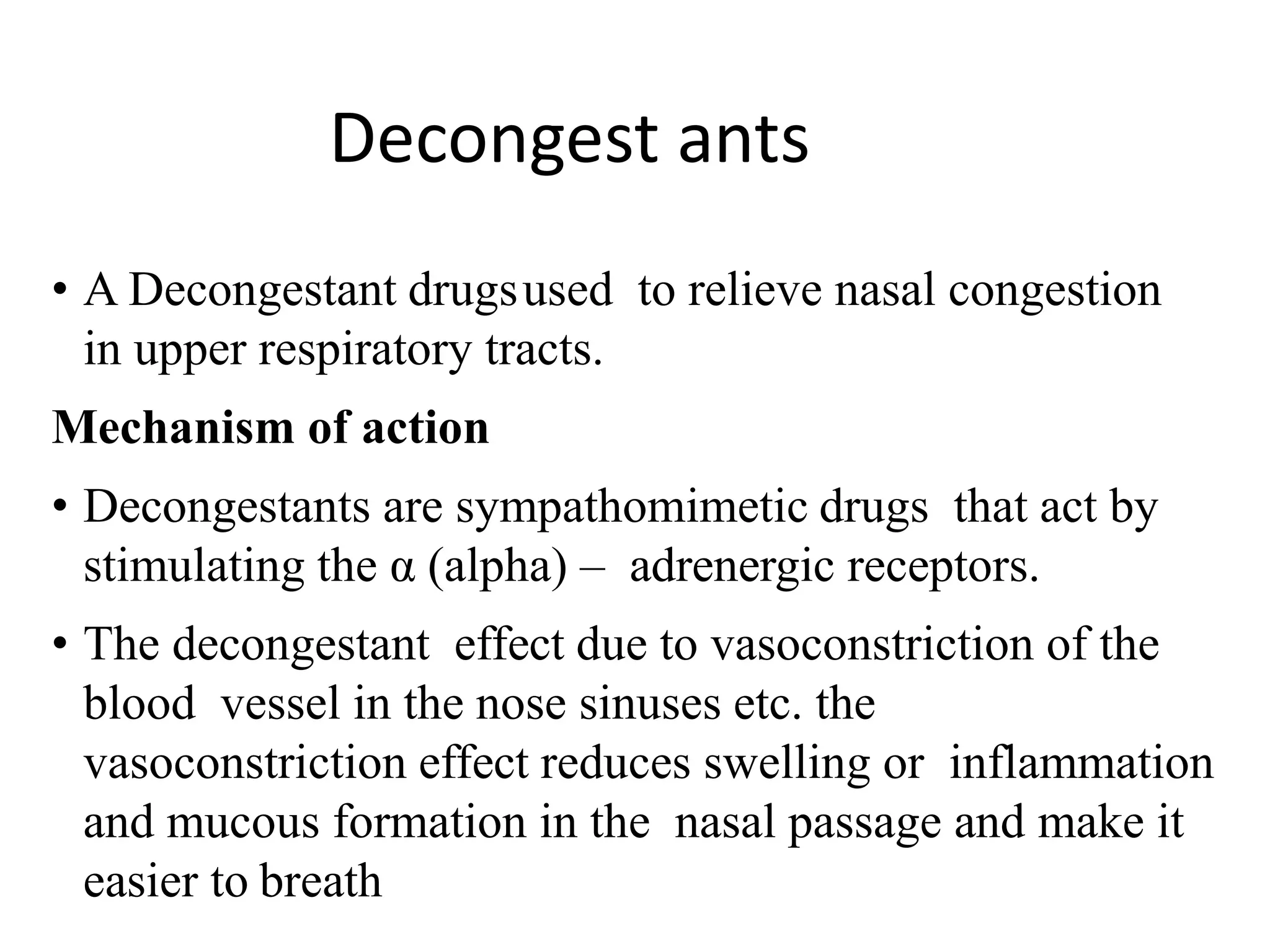 ANTIHISTAMINES, NASAL DECONGESTANTS AND DRUGS FOR COUGH.pptx