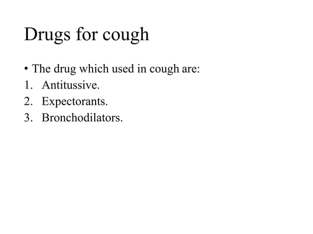 ANTIHISTAMINES, NASAL DECONGESTANTS AND DRUGS FOR COUGH.pptx | Ear, Nose and Throat Conditions ...