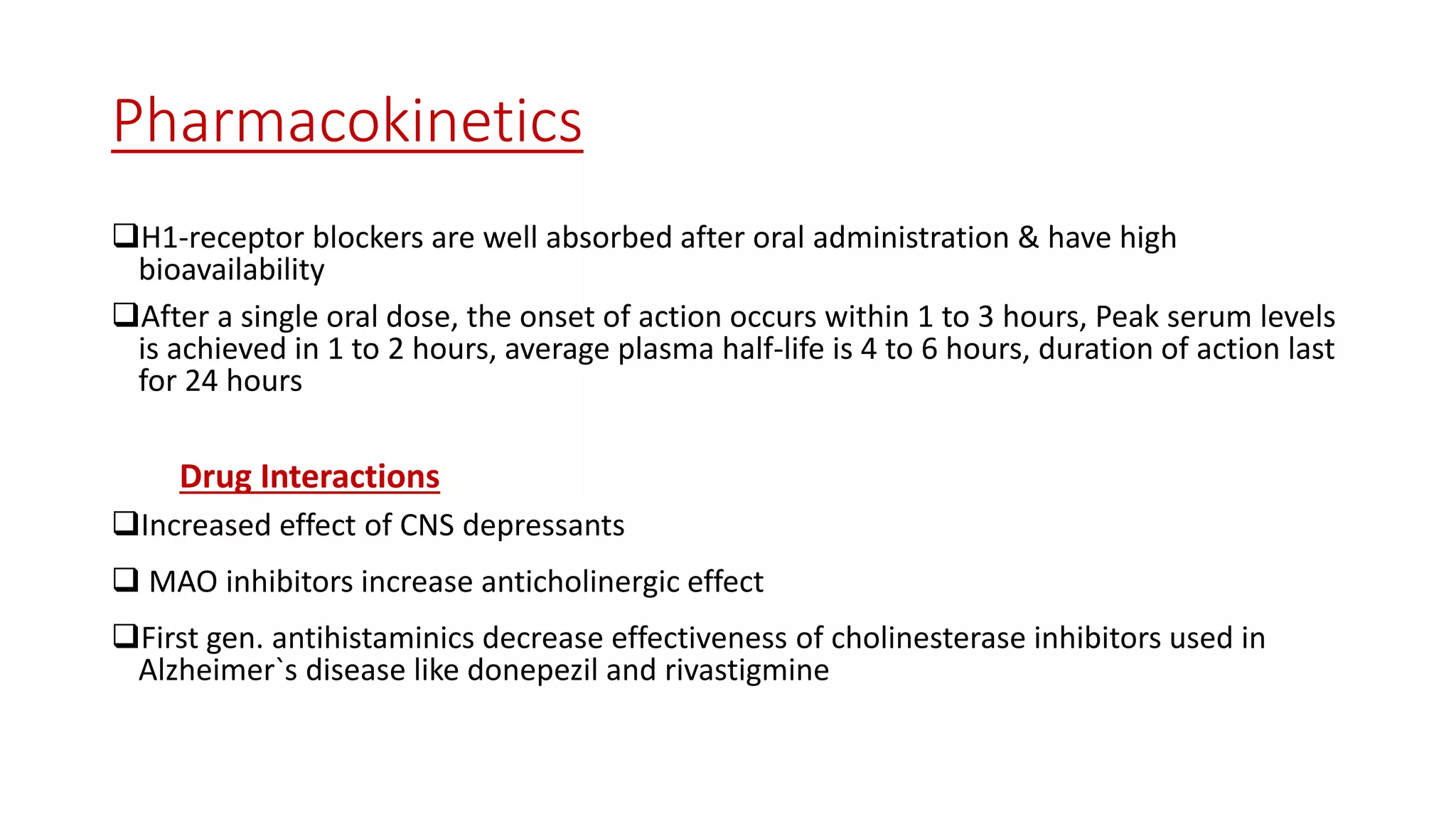 Antihistaminic | PPTX