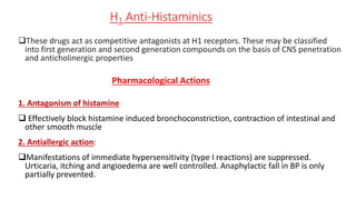 Antihistaminic | PPTX