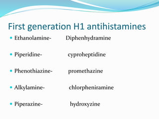 Antihistaminics | PPTX