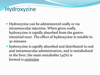 Antihistaminics | PPTX