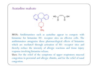 Antihistaminics-Medicinal Chemistry | PDF