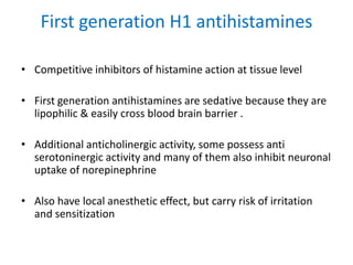 Anti histaminics | PPTX