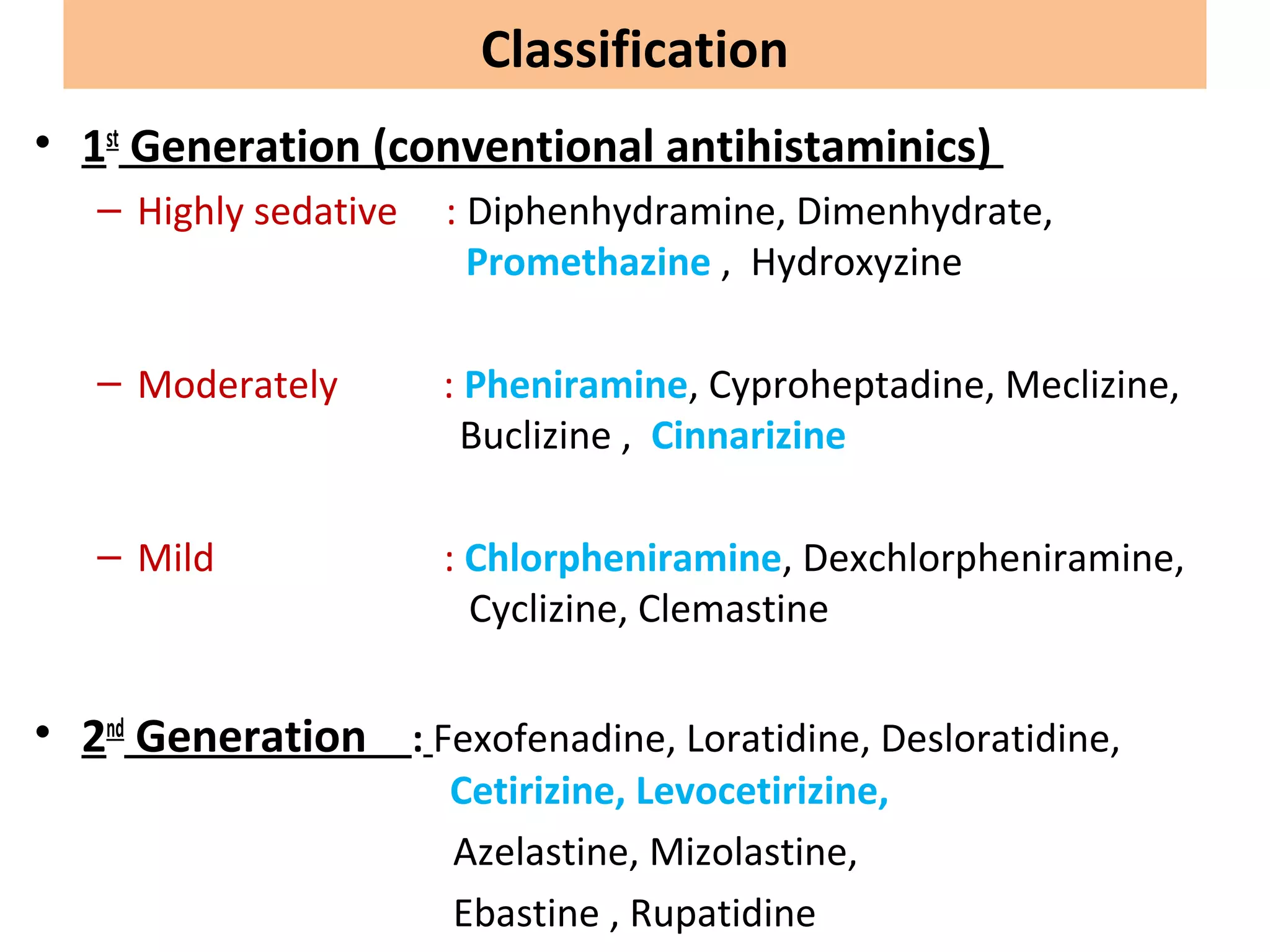 Antihistaminics divya | PPT