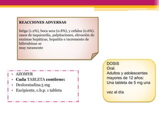 Antihistamínicos | PPTX