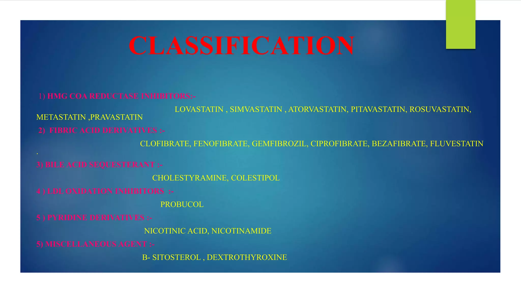 Antihyperlipidemic drug | PPTX