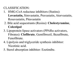 antihyperlipidemic drugs.pptx