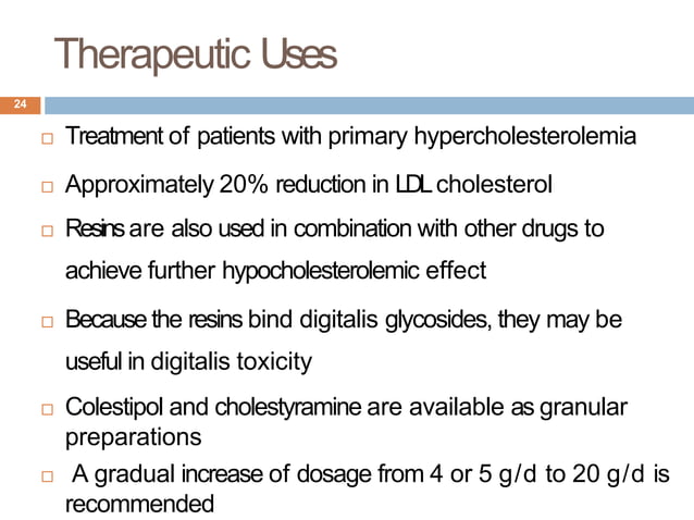antihyperlipidemic drugs used in the management | PPT