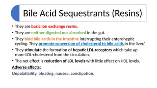"Pharmacology of Antihyperlipidemic Drugs" | PPTX