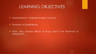 - ANTI HYPERLIPIDIMICS drugs pharmacology | PPTX