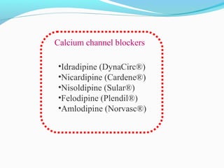 ANTI HYPERTENSIVE AGENTS [MEDICINAL CHEMISTRY] BY P.RAVISANKAR ...