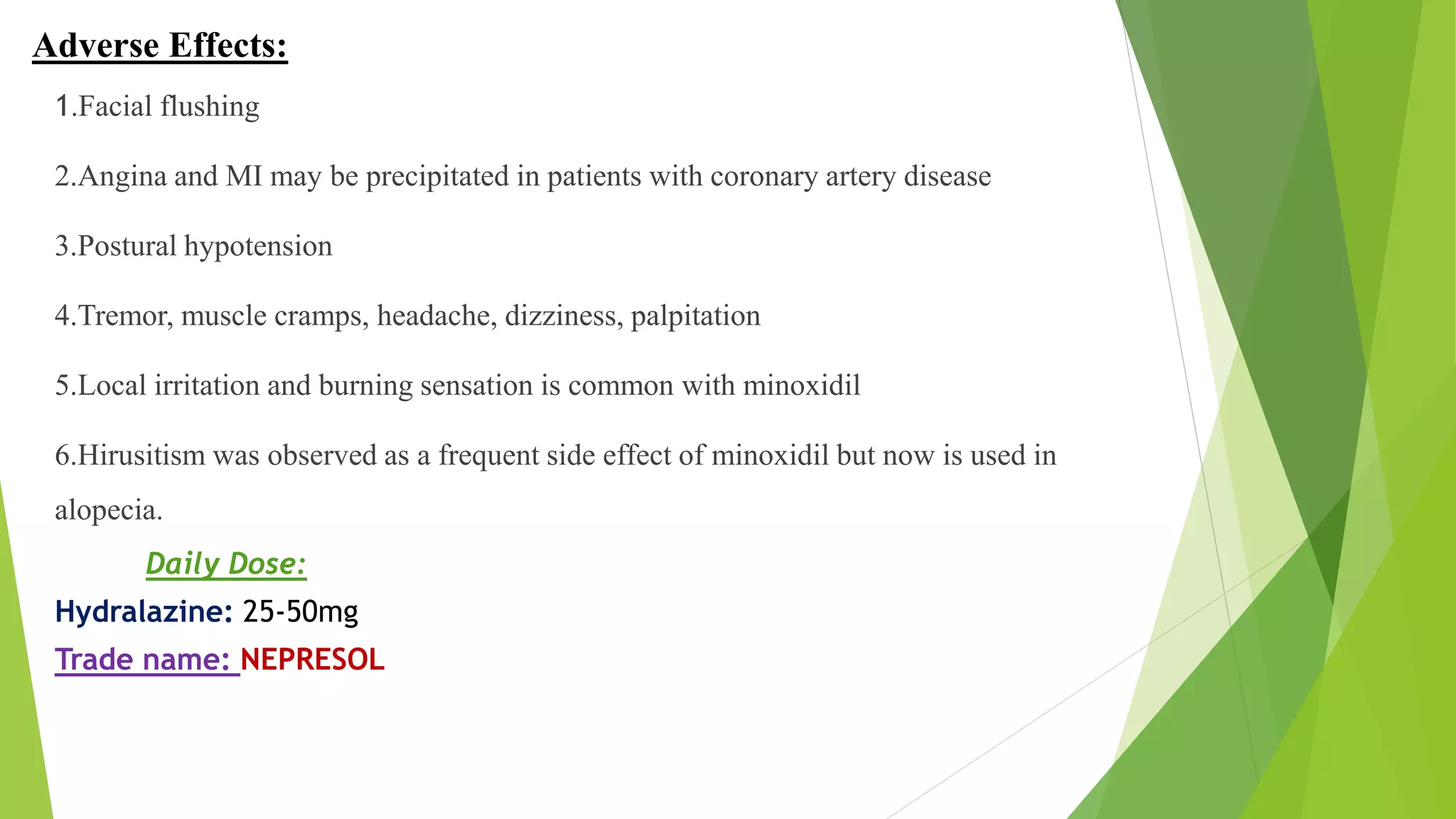 Medicinal Chemistry of Antihypertensive agents pptx | PPTX