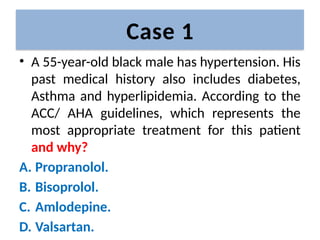Antihypertensive Agents Case's presentation | PPT