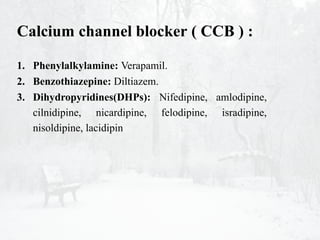 antihypertensive_agents Department of pharmacology | PPT