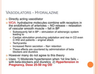 Antihypertensives - drdhriti | PPTX