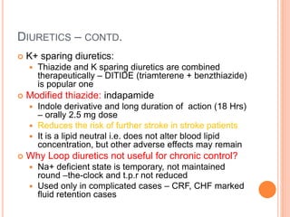 Antihypertensives - drdhriti | PPTX