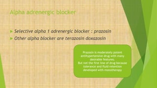 Anti hypertensive drugs | diuretics | PPTX