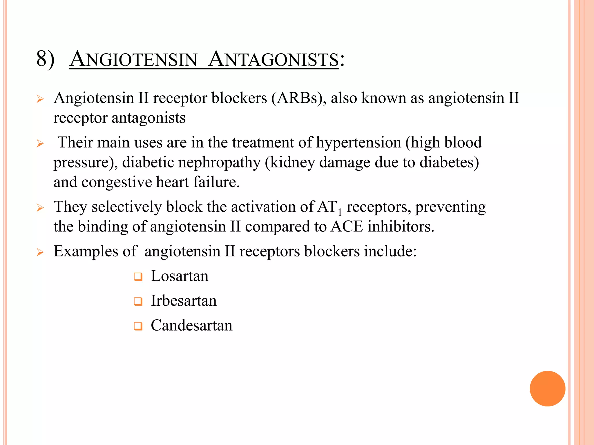 Anti hypertensive drugs | PPTX