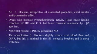 Anti-Hypertensive drugs | PPTX