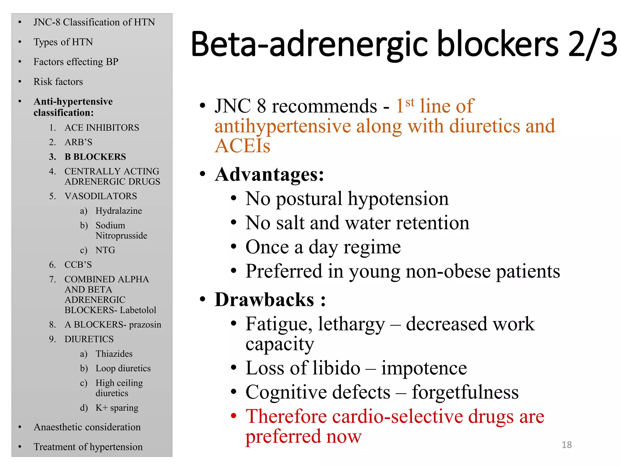 Antihypertensive drugs | PPTX