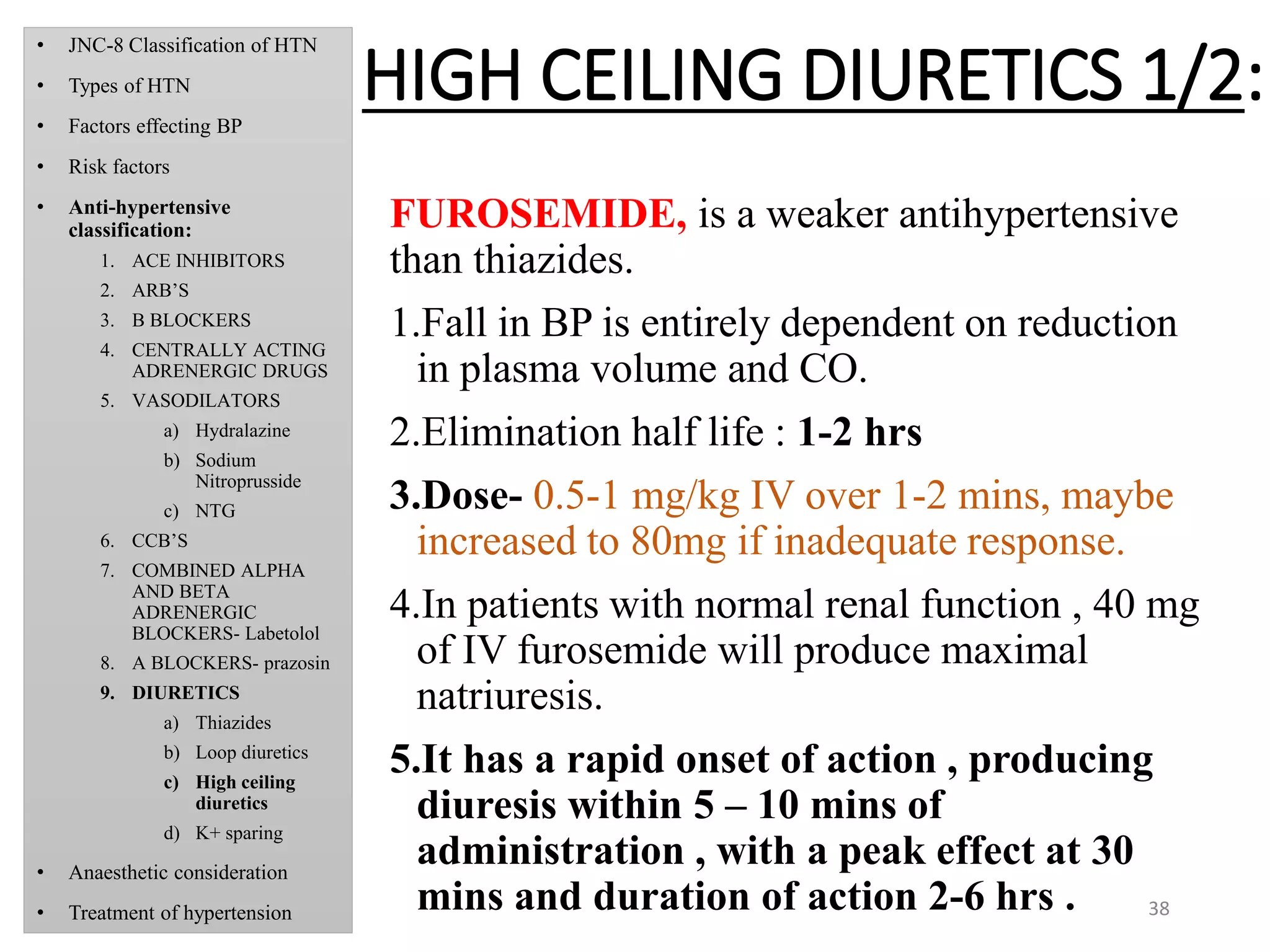 Antihypertensive drugs | PPTX