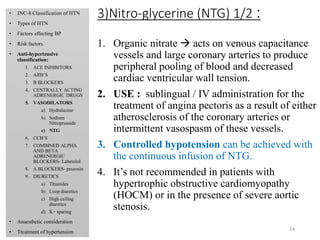 Antihypertensive drugs | PPTX