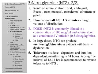 Antihypertensive drugs | PPTX