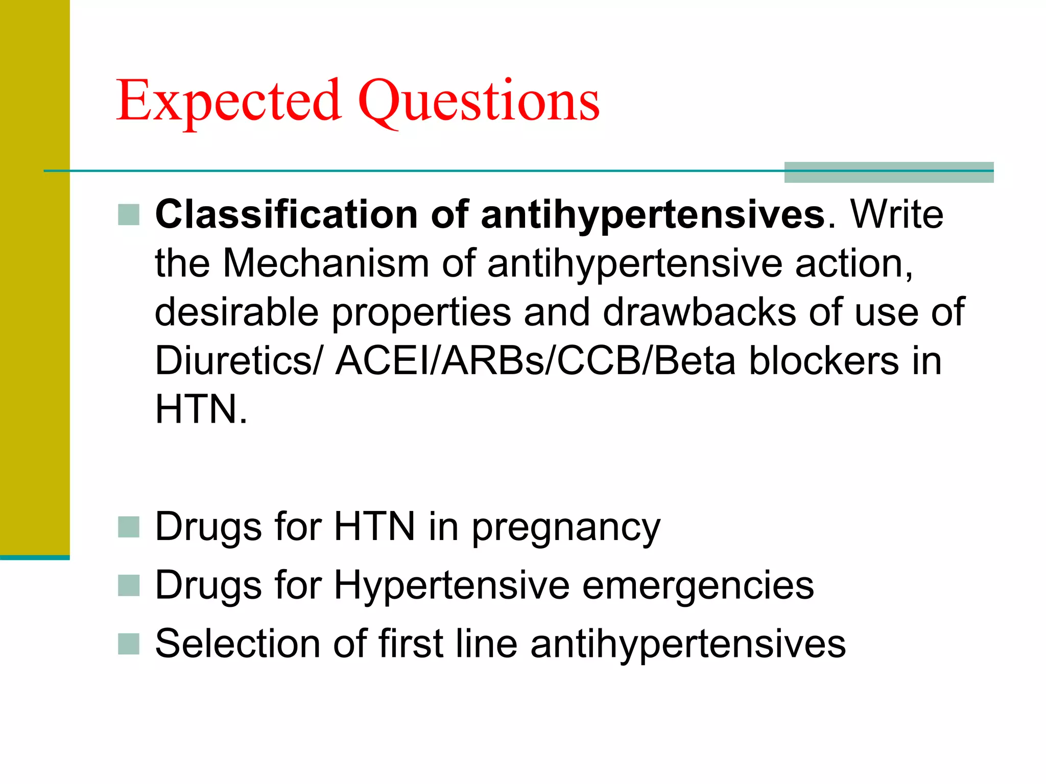 Antihypertensive Drugs Pdf