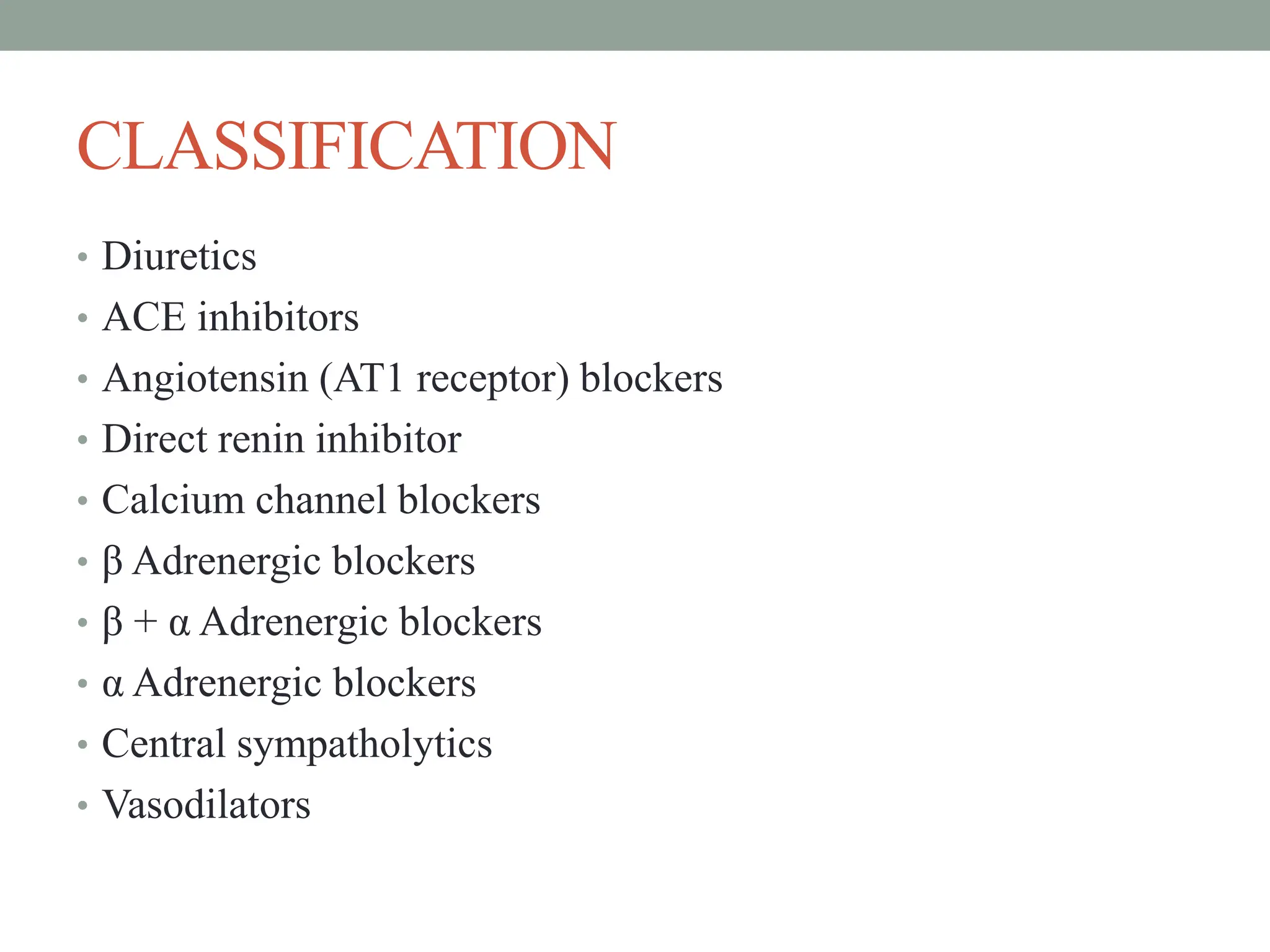Pharmacology of Anti-hypertensive Drugs. | PPTX