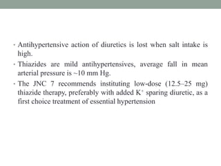 Pharmacology of Anti-hypertensive Drugs. | PPTX