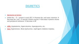 Antihypertensive drugs (79,80) | PDF