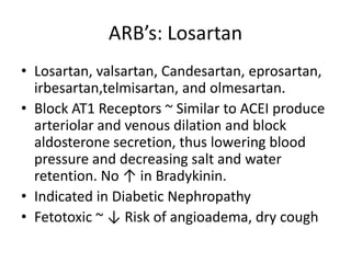Antihypertensives | PPTX