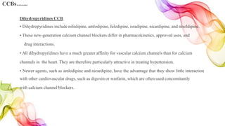 Cardiovascular drugs-Antihypertensive drugs | PPTX