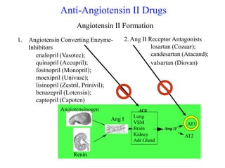 Anti hypertensive Drugs lecture for BAMS students | PPT