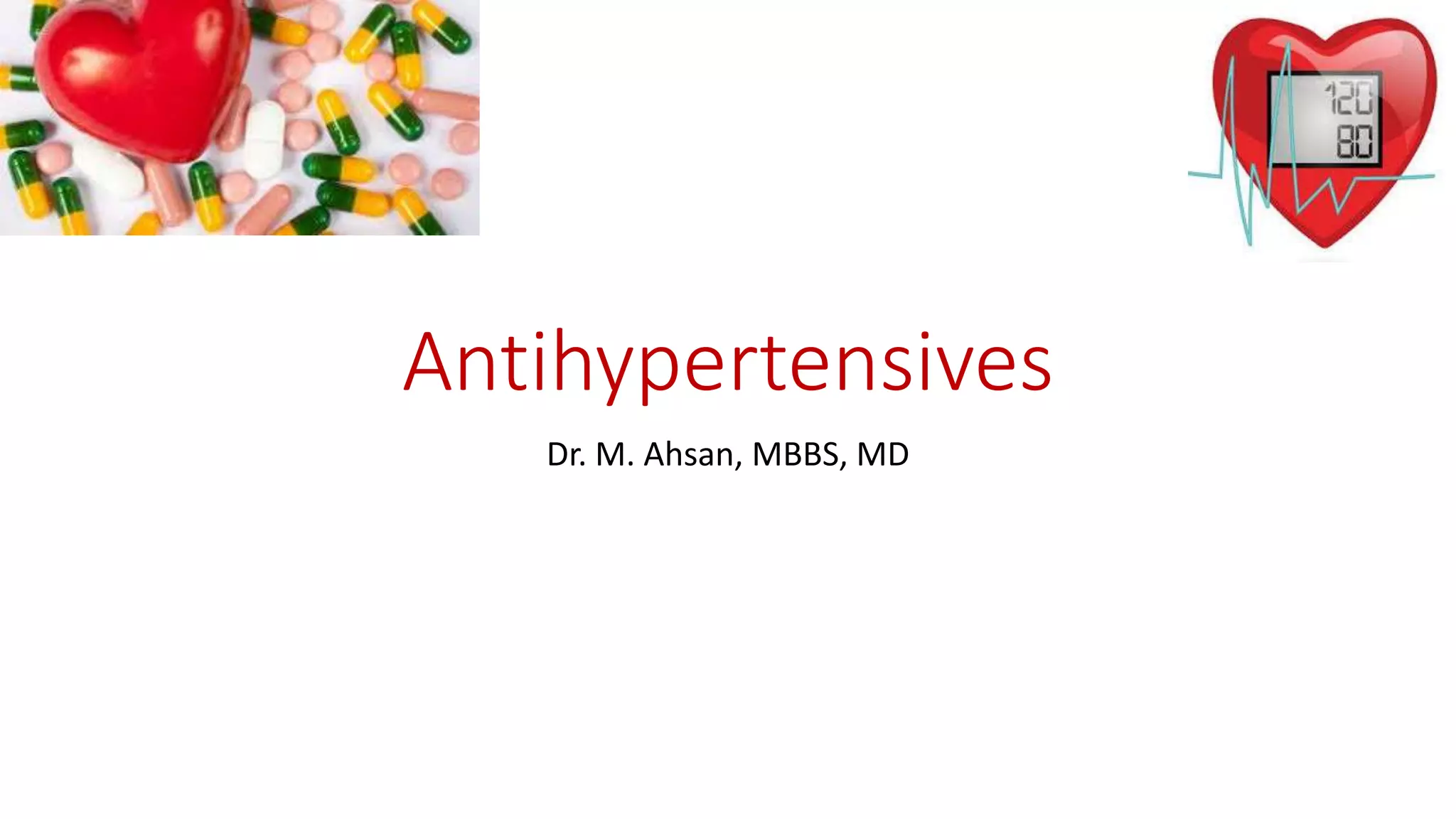 Antihypertensives | PPTX