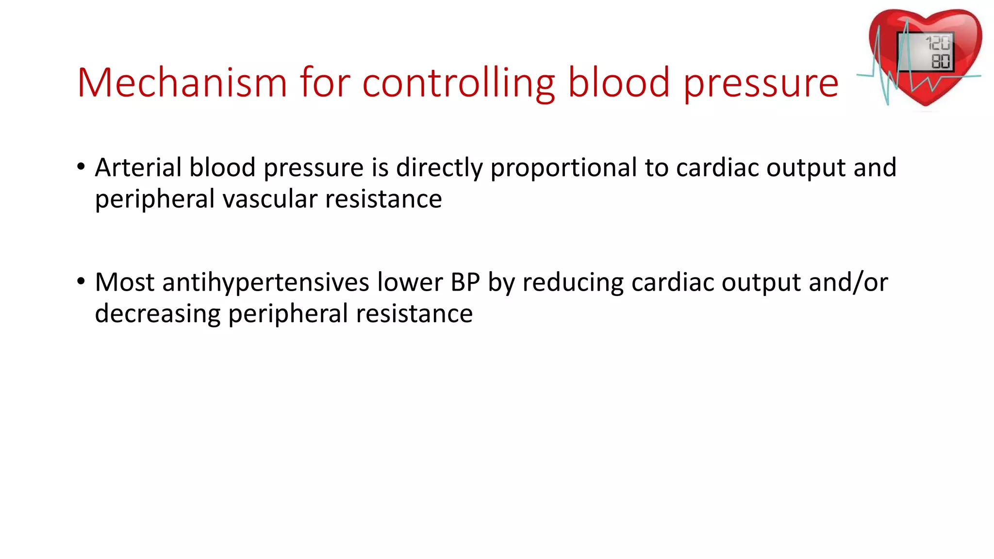 Antihypertensives | PPTX