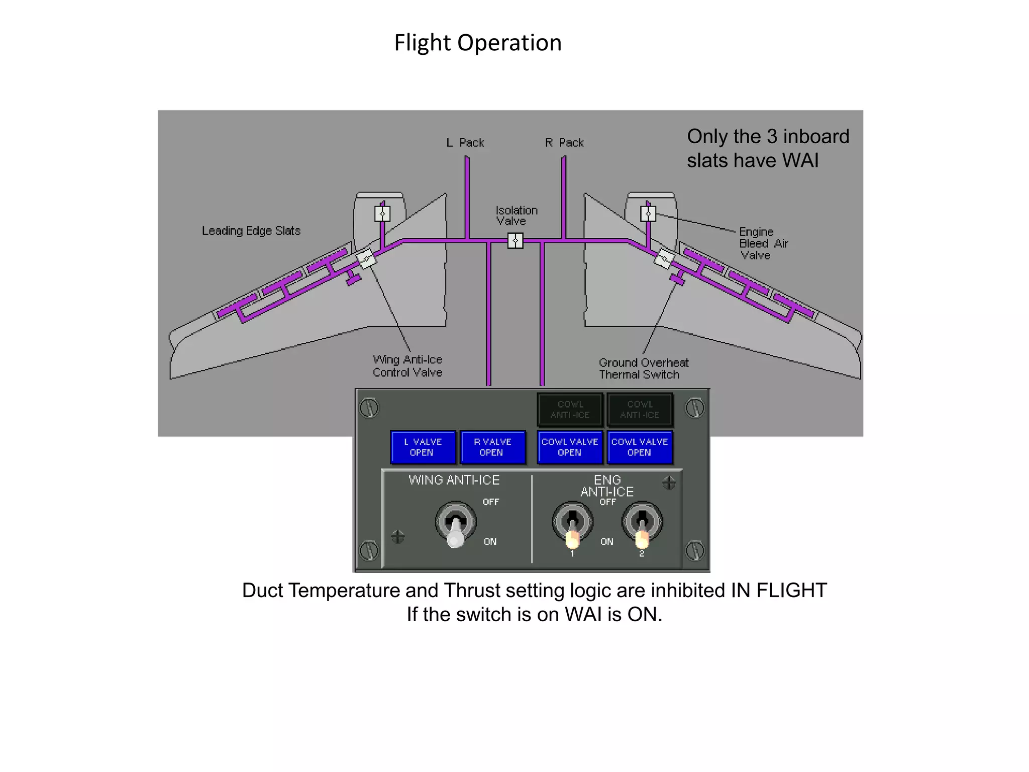 B737NG Anti ice and rain | PPTX