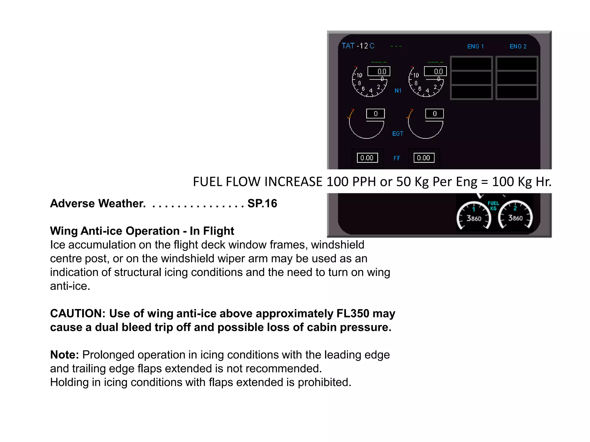 B737NG Anti ice and rain | PPTX